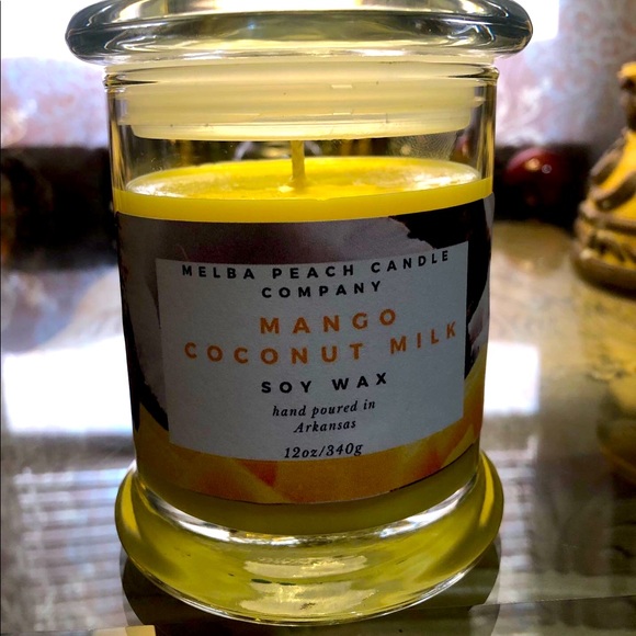 Melba Peach Candle Company | Accents | Mango Coconut Milk Soywax Candle ...
